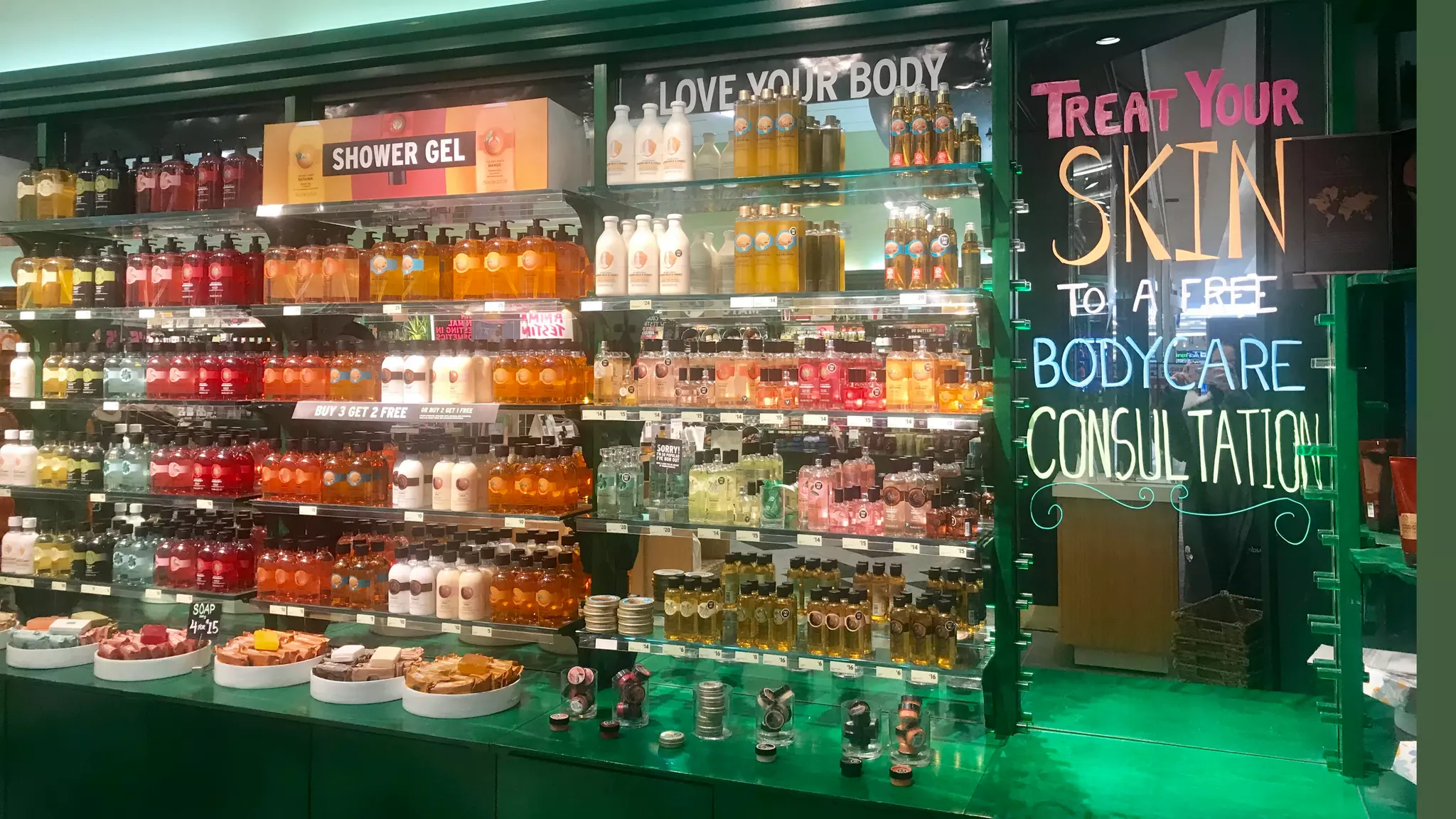 The body shop store layout PPT | PPT | Free Download