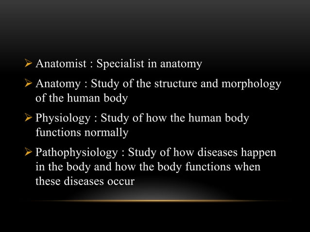 The body structure and function | PDF