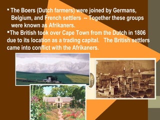 The boer war and diamonds | PPT