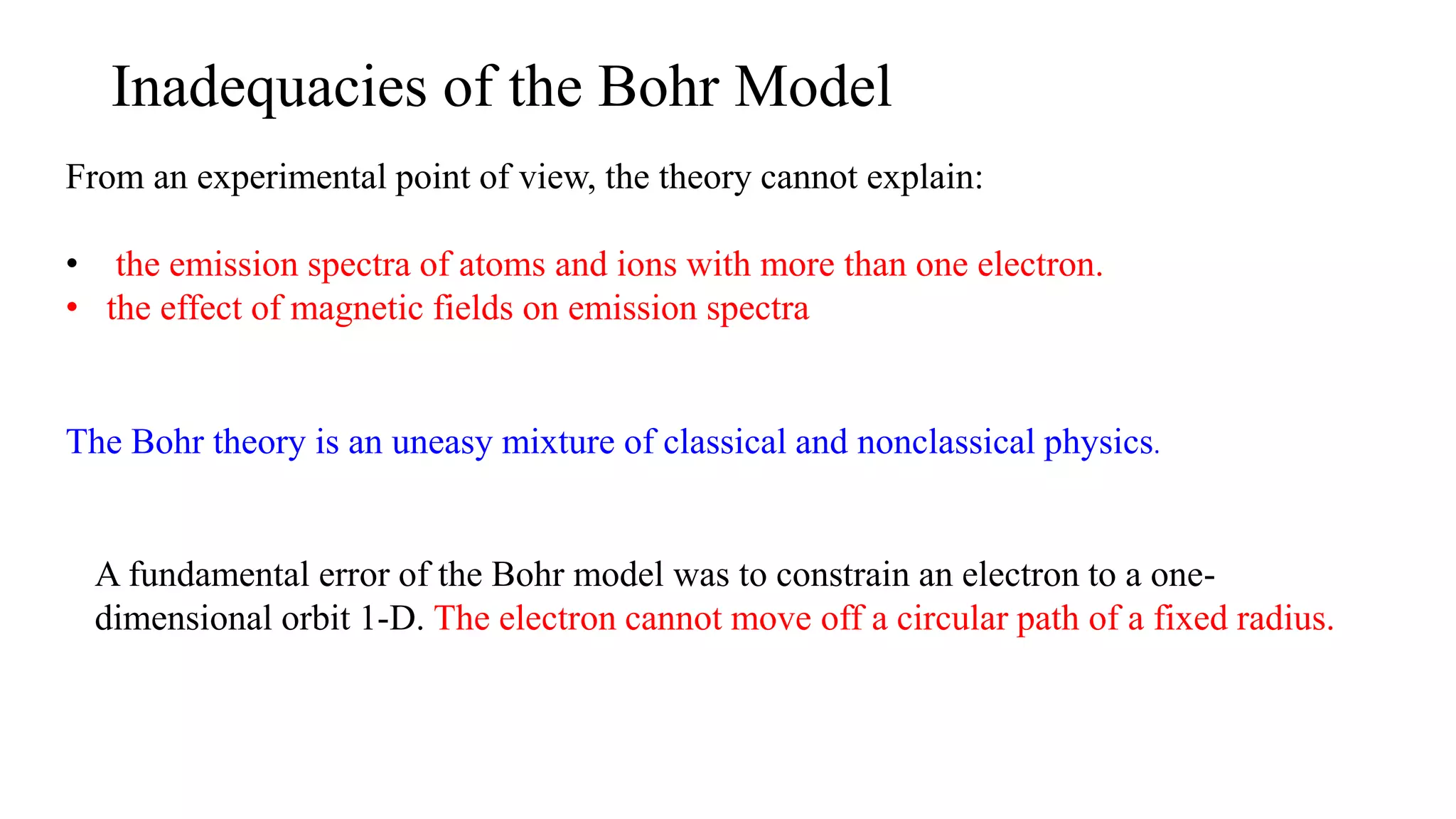 The Bohar atom, 8(3) | PPT