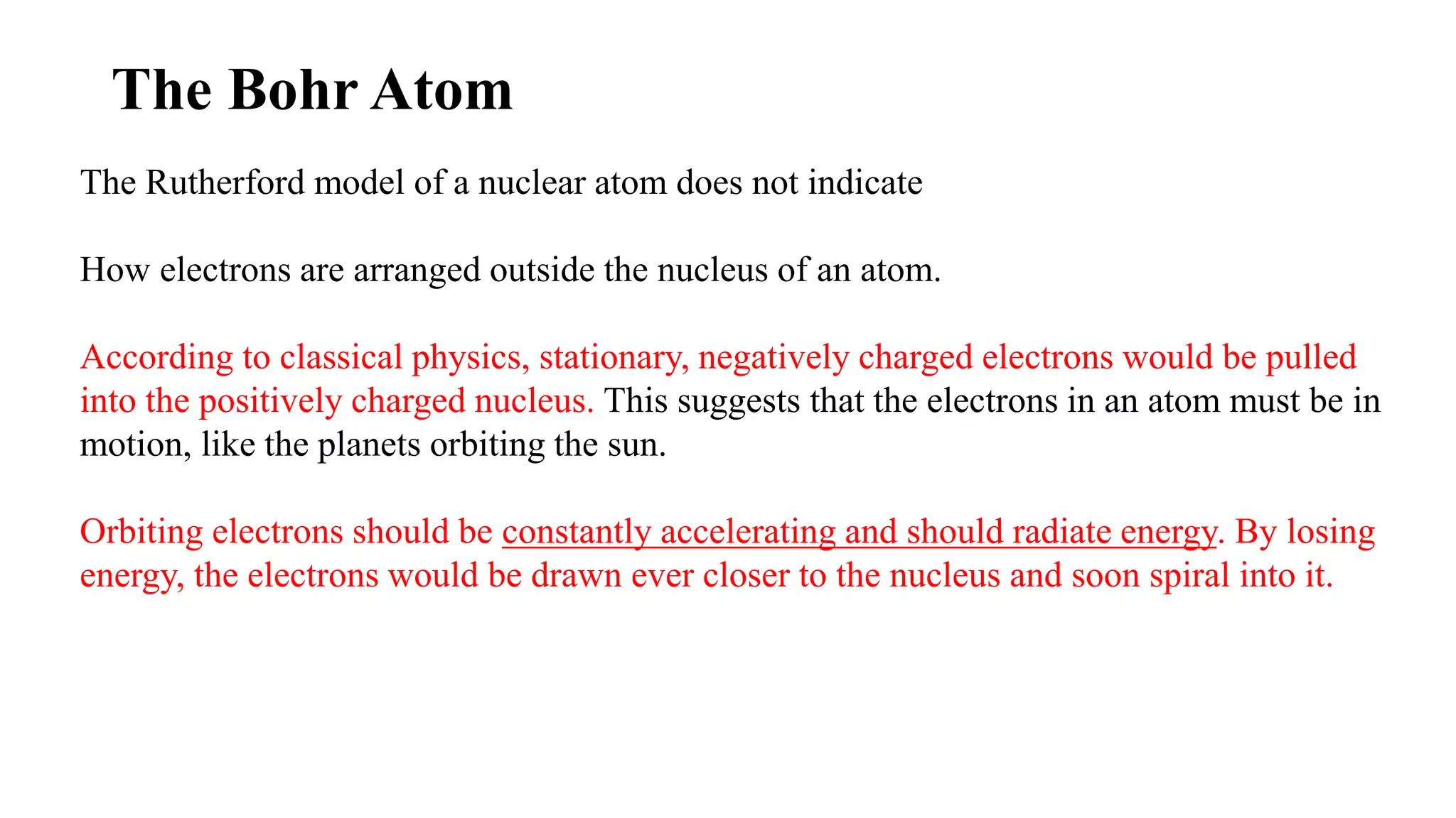 The Bohar atom, 8(3) | PPT