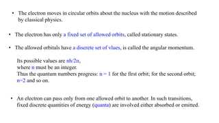 The Bohar atom, 8(3) | PPT