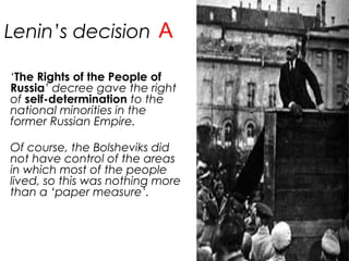 The Bolshevik Consolidation of Power | PPT