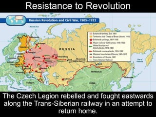 Russian Revolution 1917 Map