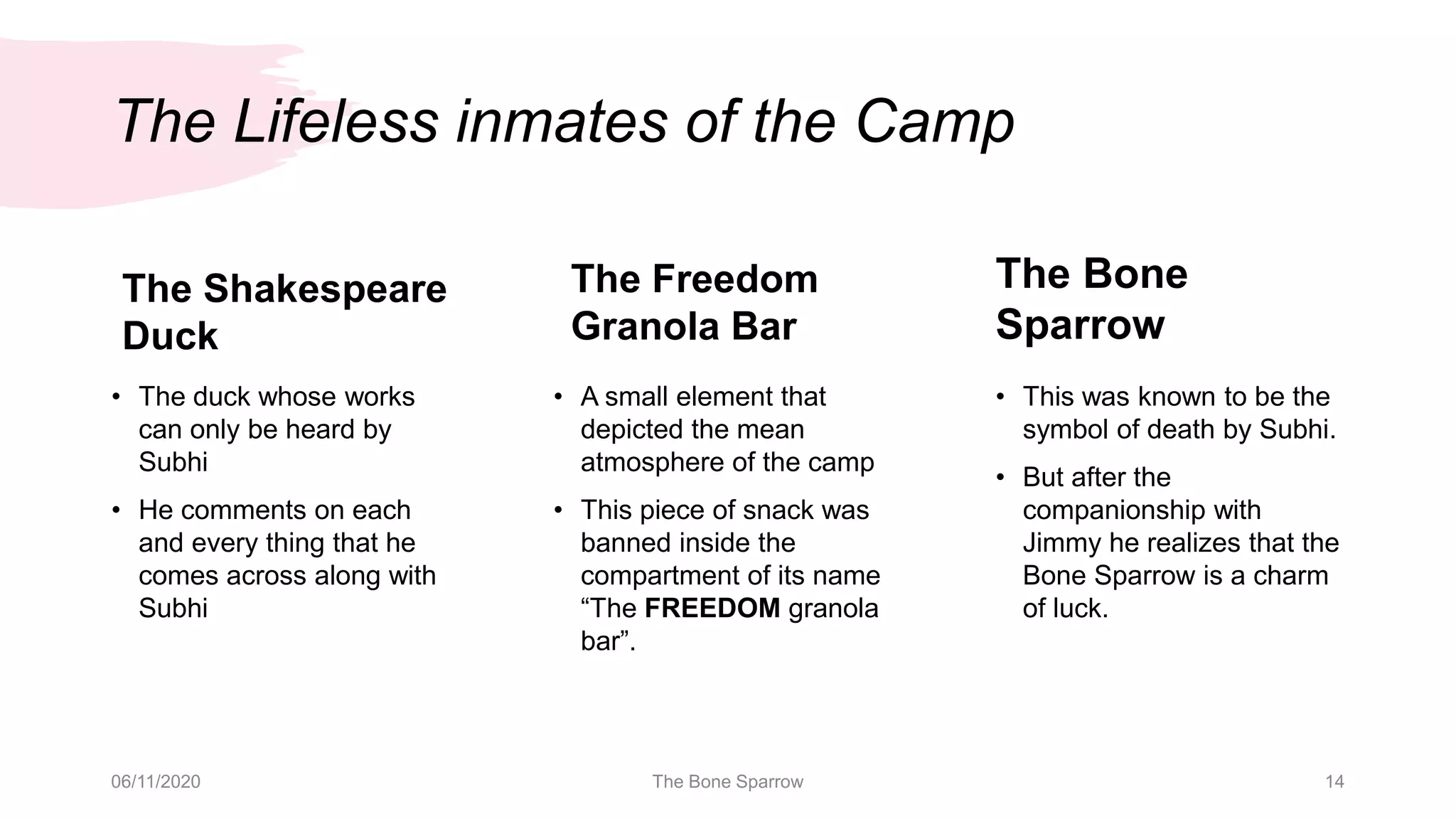 The Bone Sparrow Review | PPTX