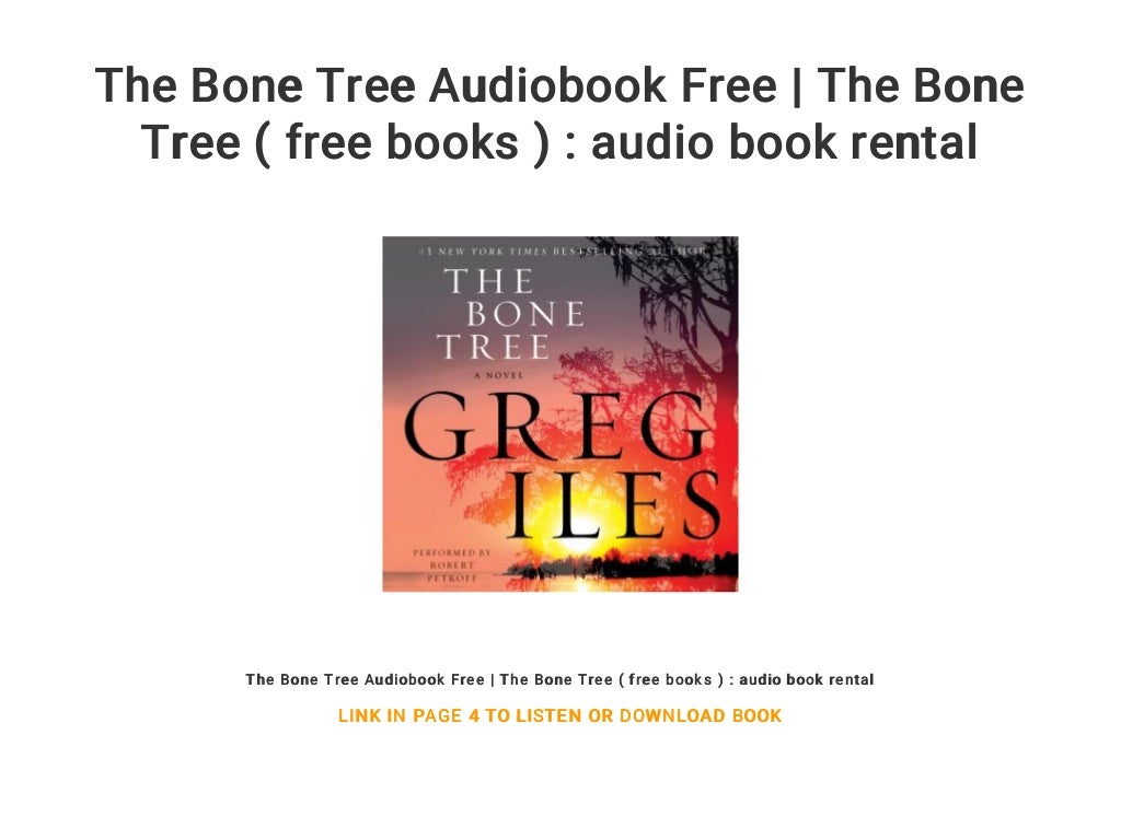 The bone tree a novel - naaun