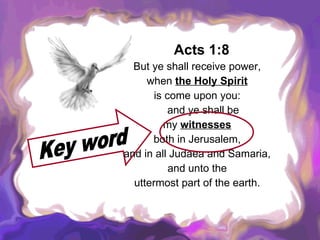 The Book Of Acts Outlined | PPT