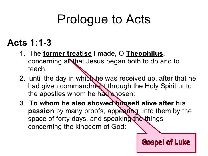 The Book Of Acts Outlined