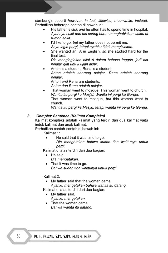 The Book Of Complete English Grammar Tata Bahasa Inggris Lengkap Pdf