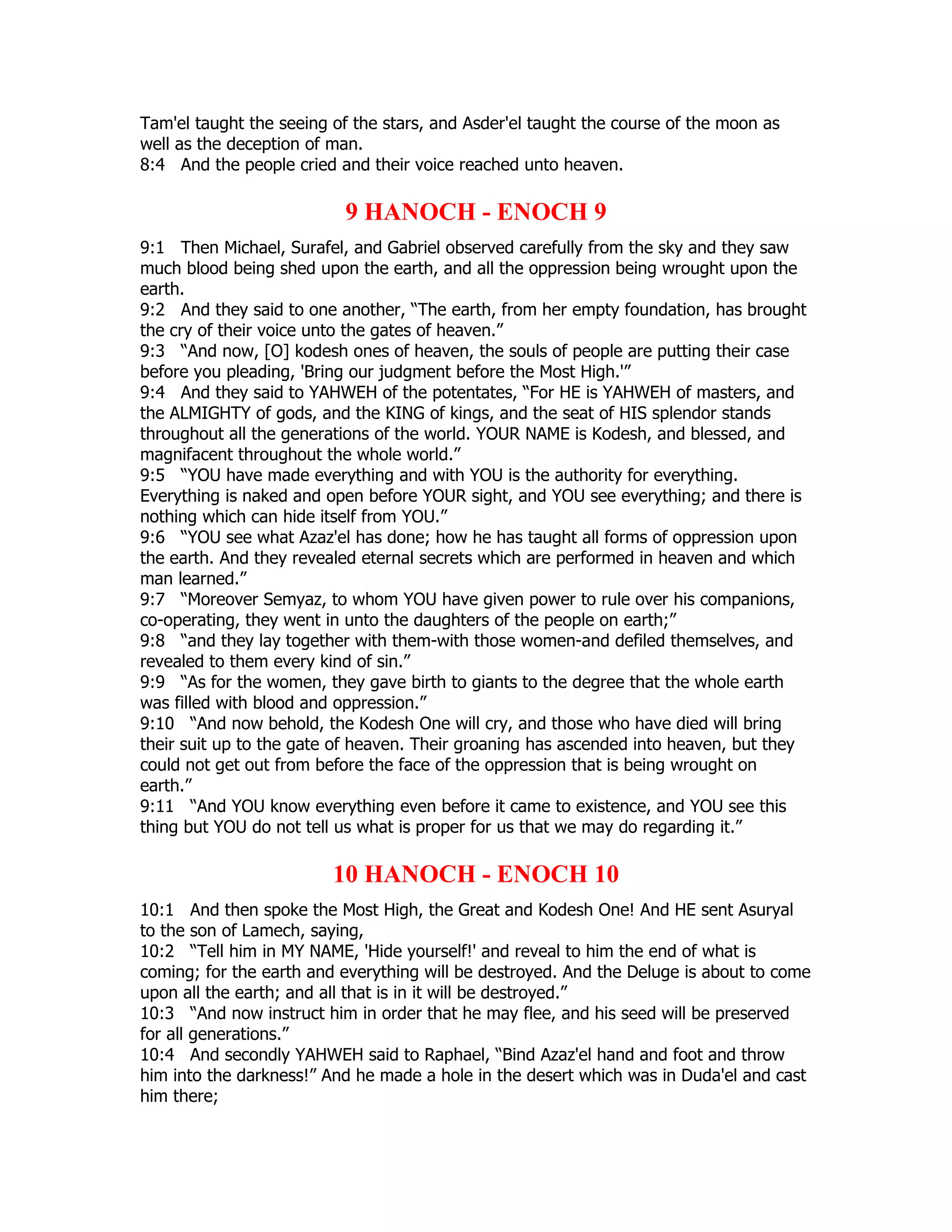 The Book of Enoch | PDF