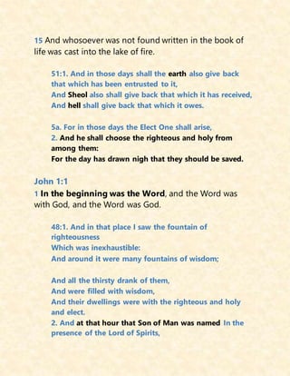 The book of Enoch | DOCX