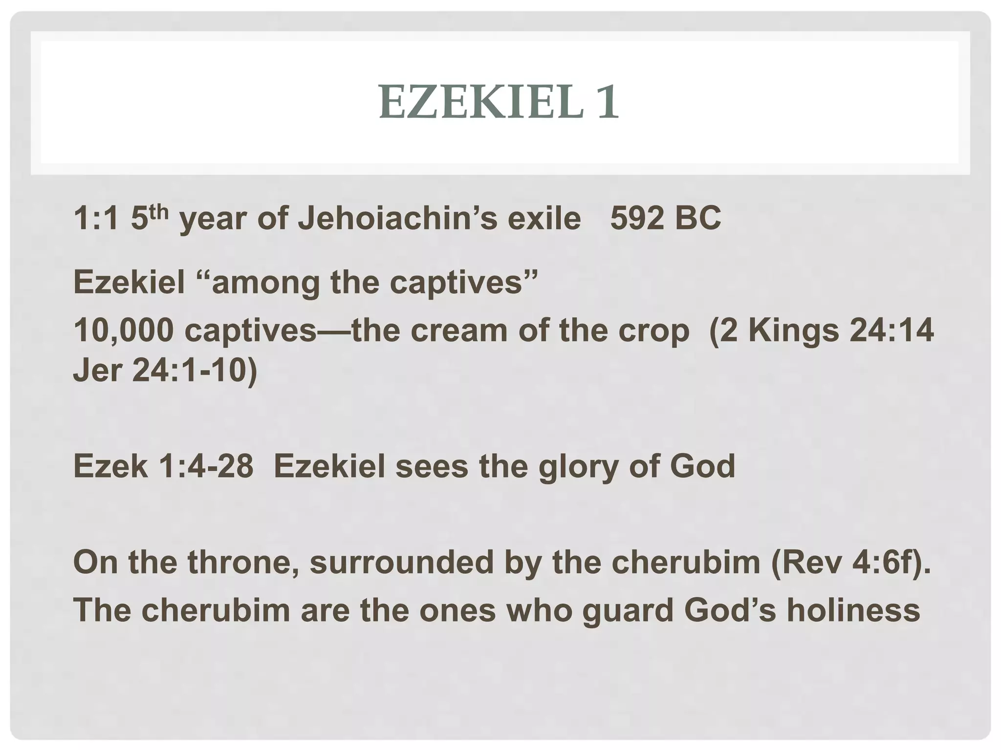 The Book of Ezekiel | PPTX