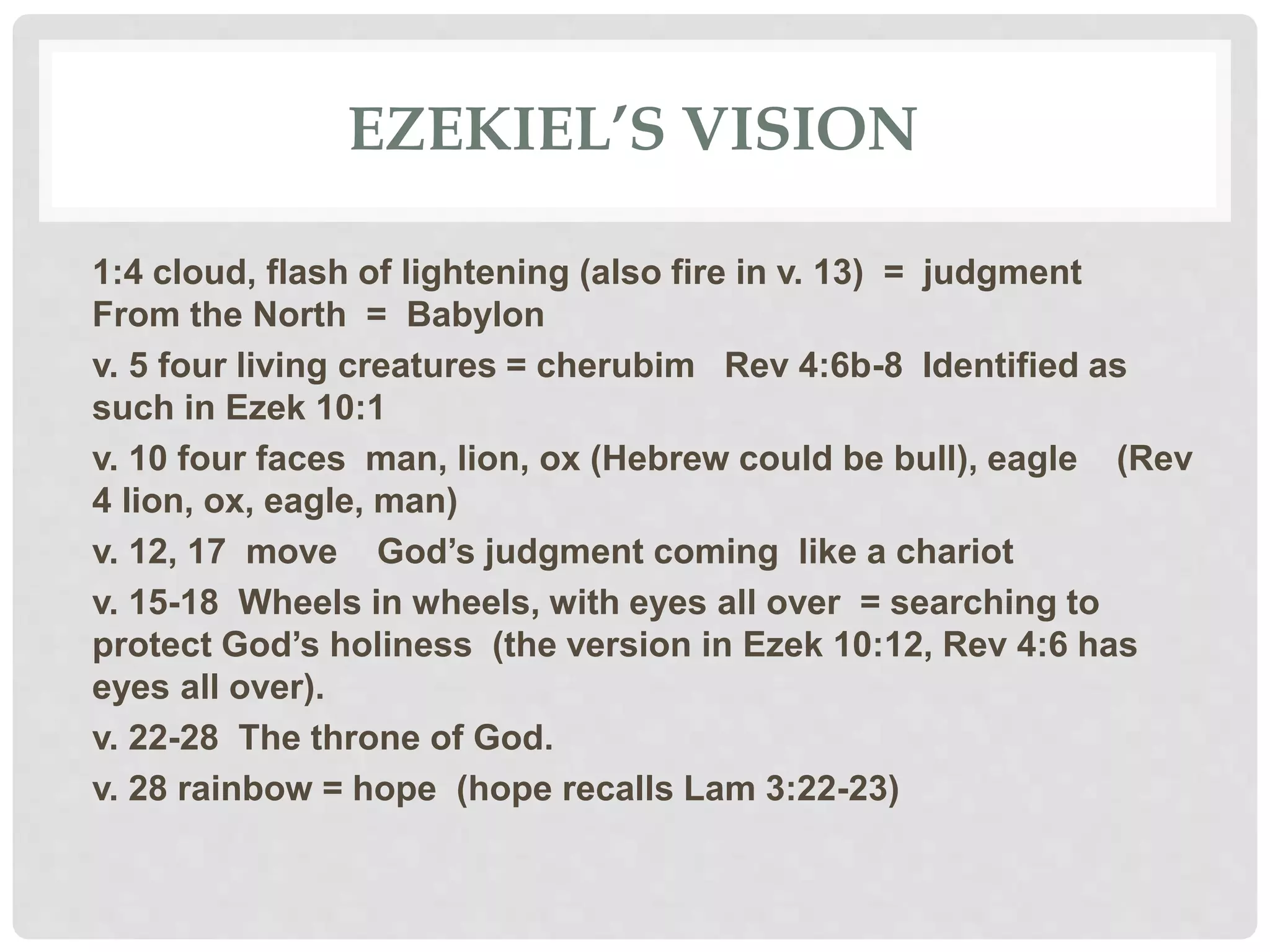 The Book of Ezekiel | PPTX
