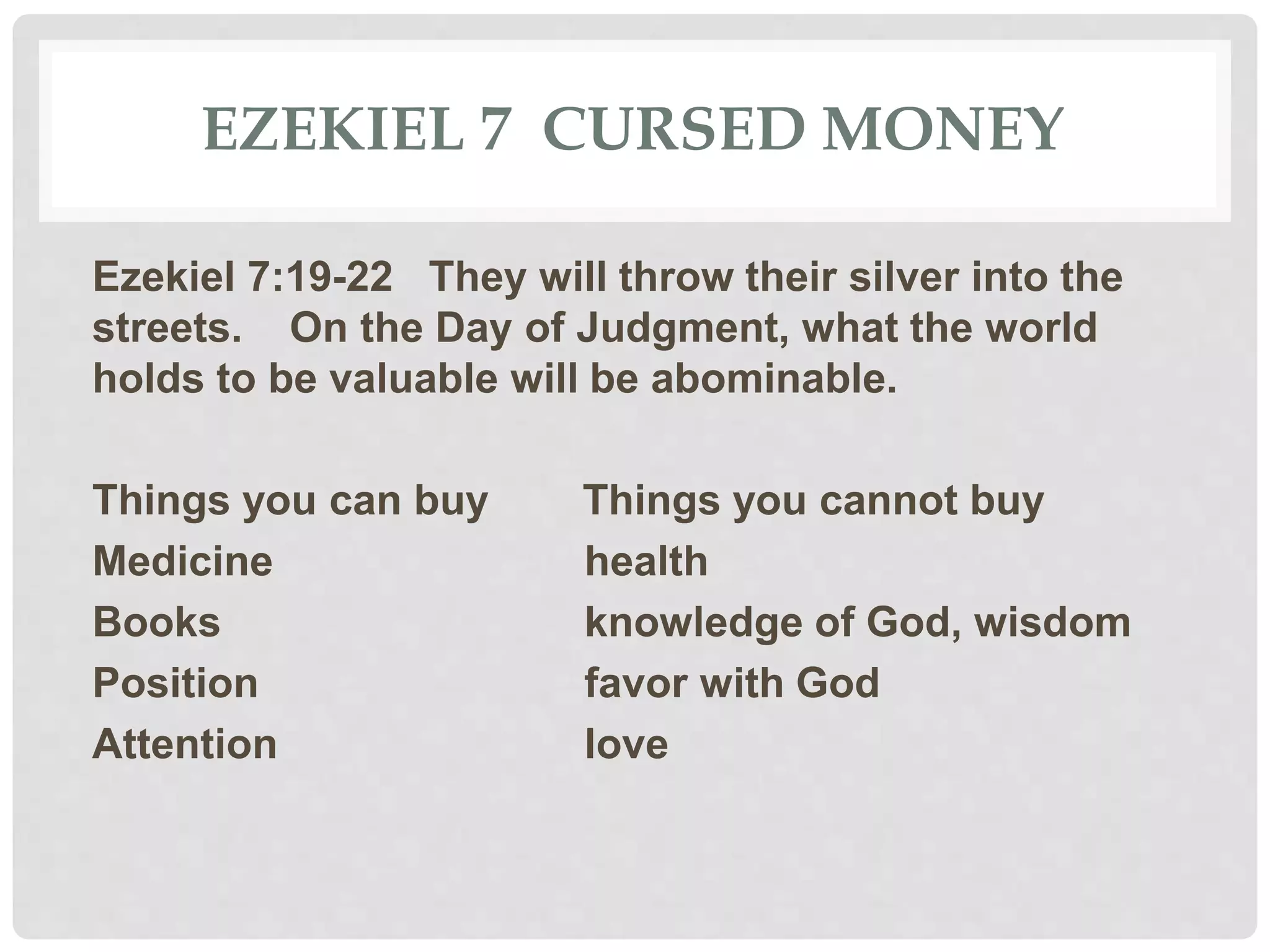 The Book of Ezekiel | PPTX