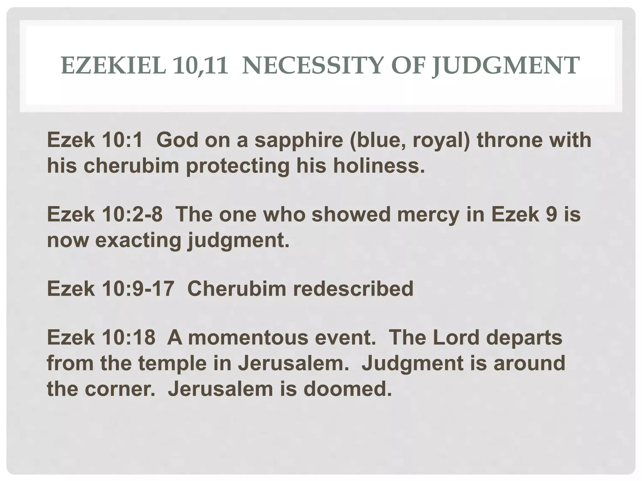 The Book of Ezekiel | PPTX