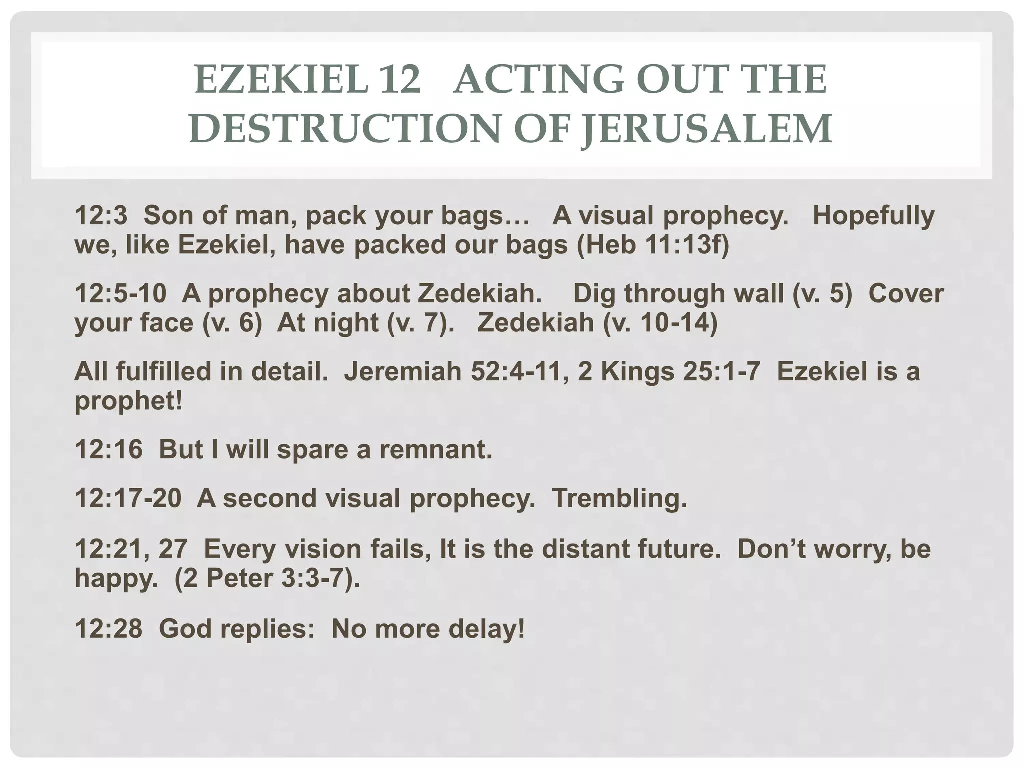 The Book of Ezekiel | PPTX