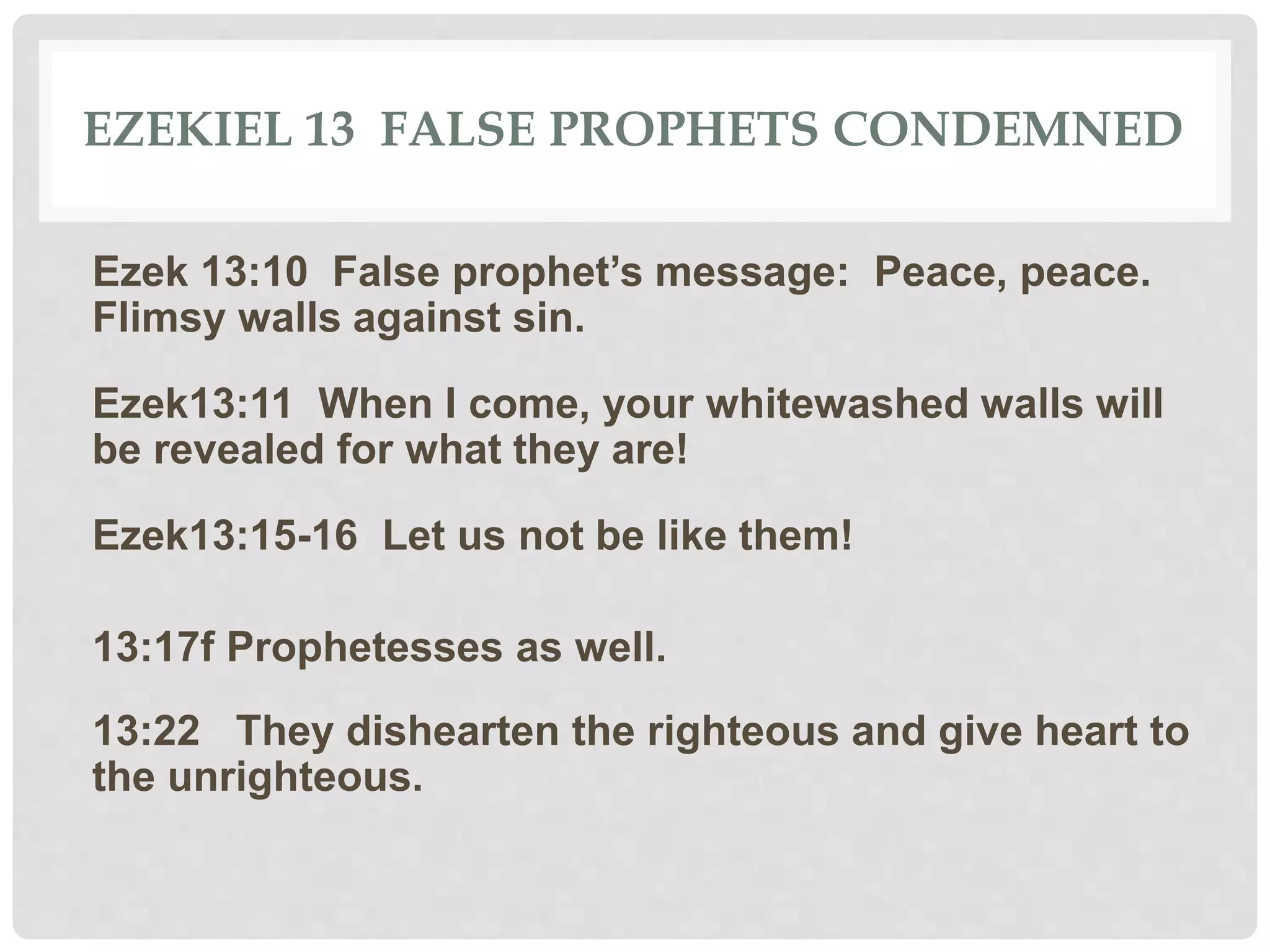 The Book of Ezekiel | PPTX