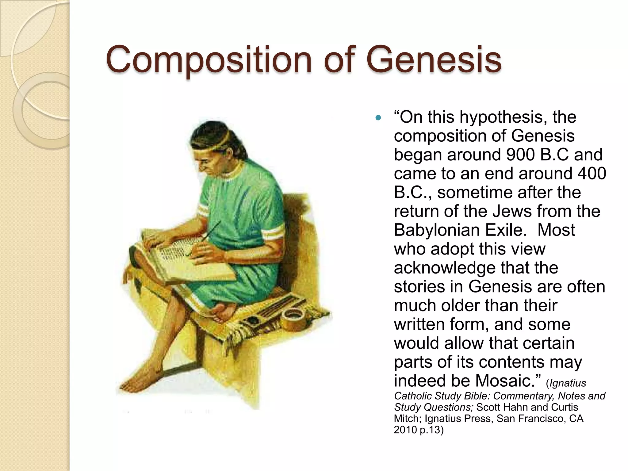 The book of genesis | PPTX