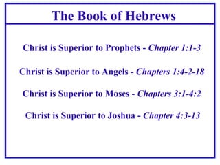 The book of hebrews | PPT