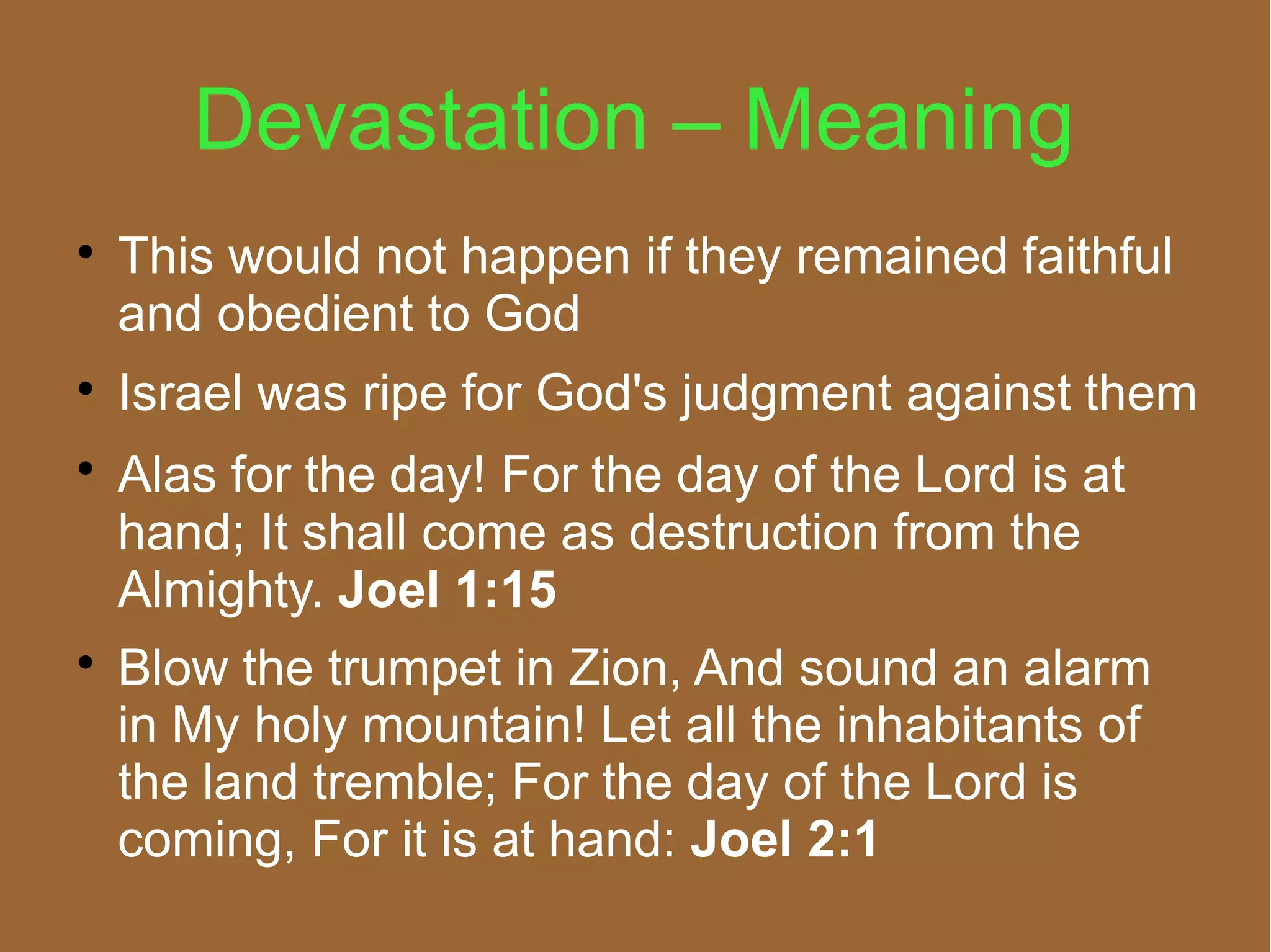 The book of Joel | PPTX