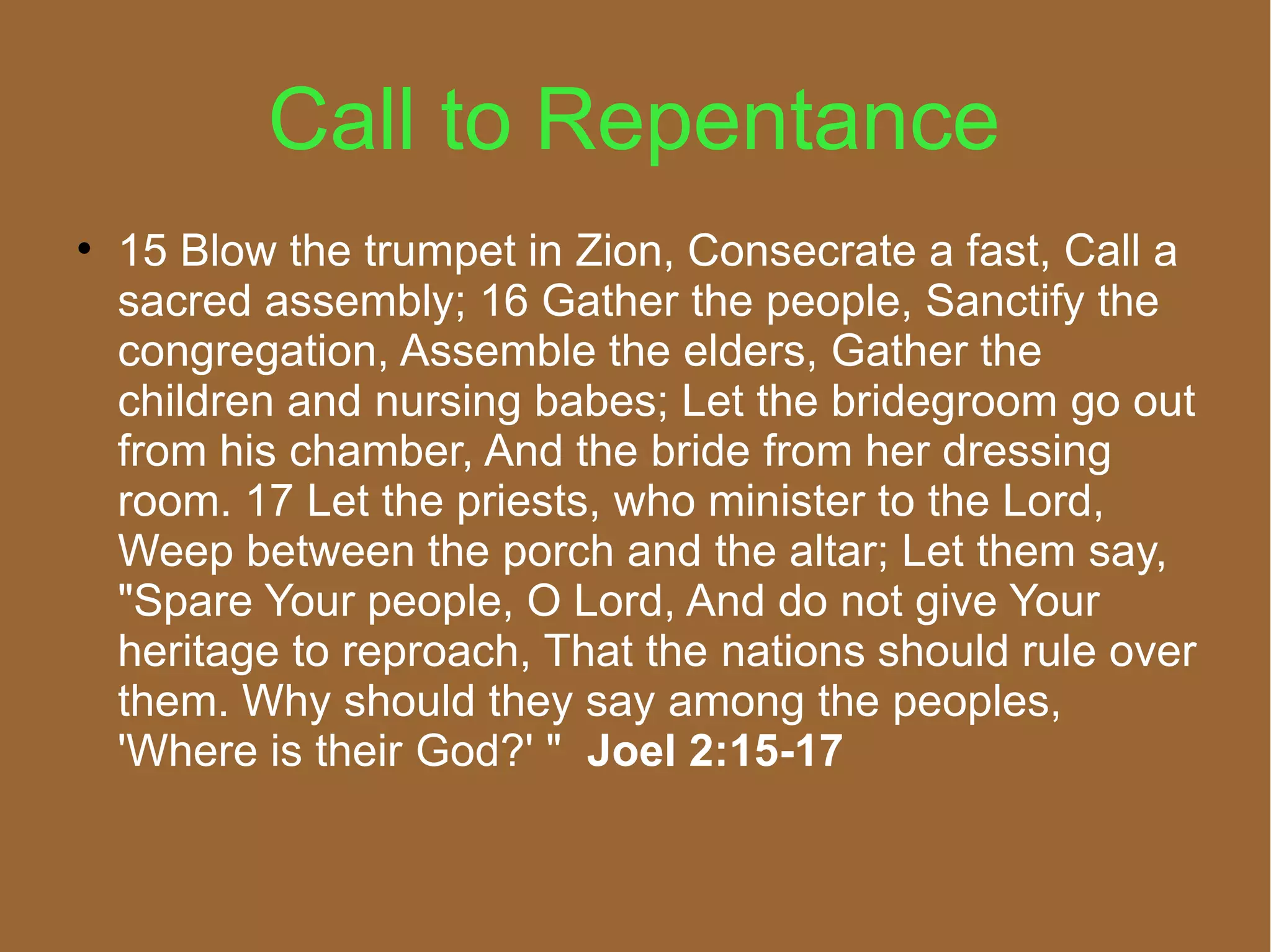 The book of Joel | PPTX