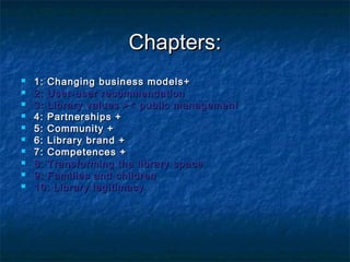 The book of nordic public library challenges | PPT