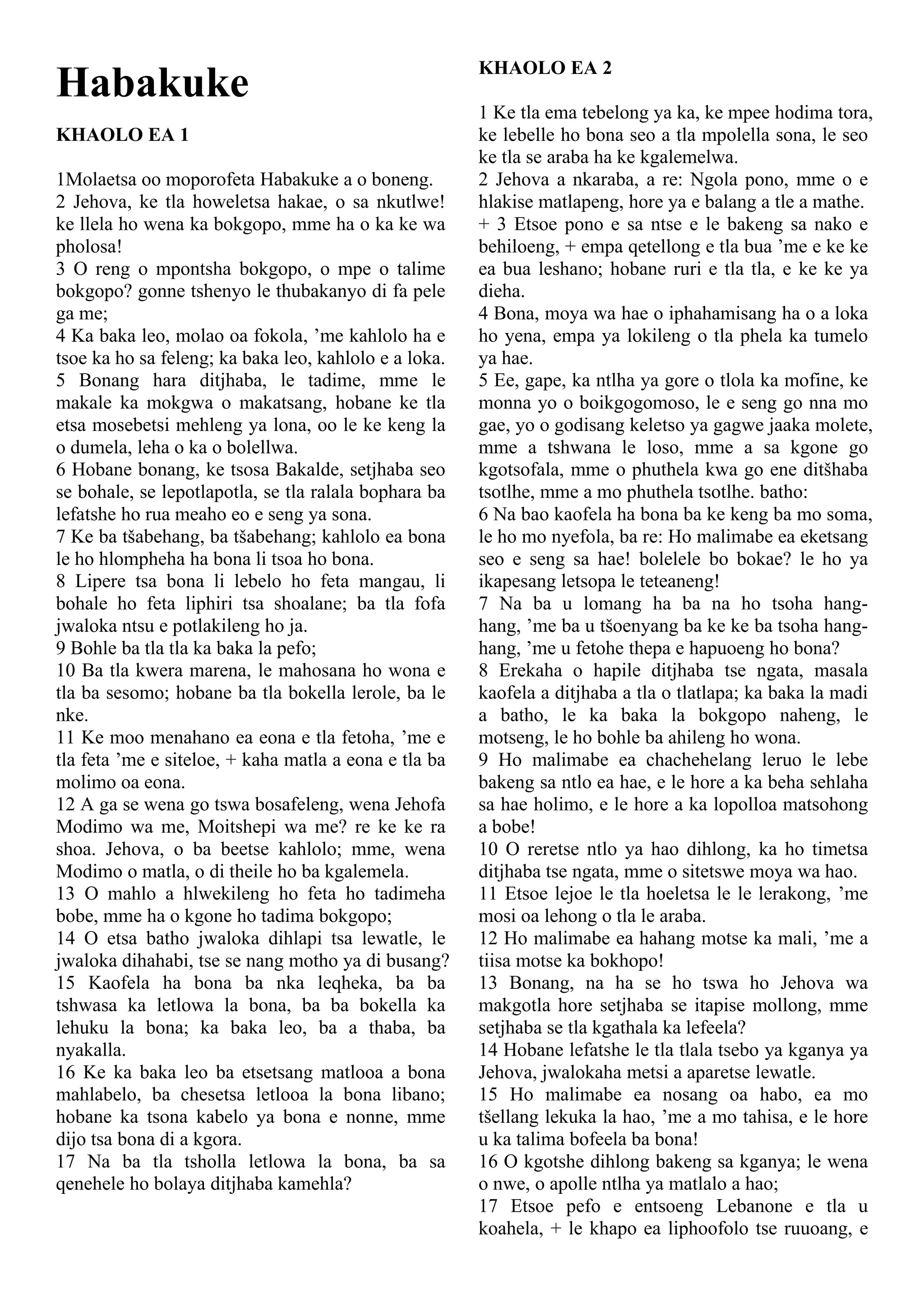 The Book of Prophet Habakkuk-Sotho (Sesotho).pdf