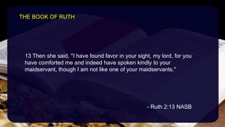 The book of ruth | PPTX