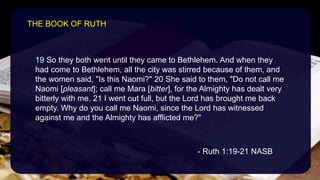 The book of ruth | PPTX