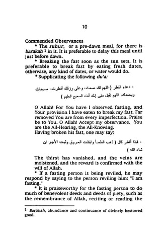 The book of siyaam fasting | PDF