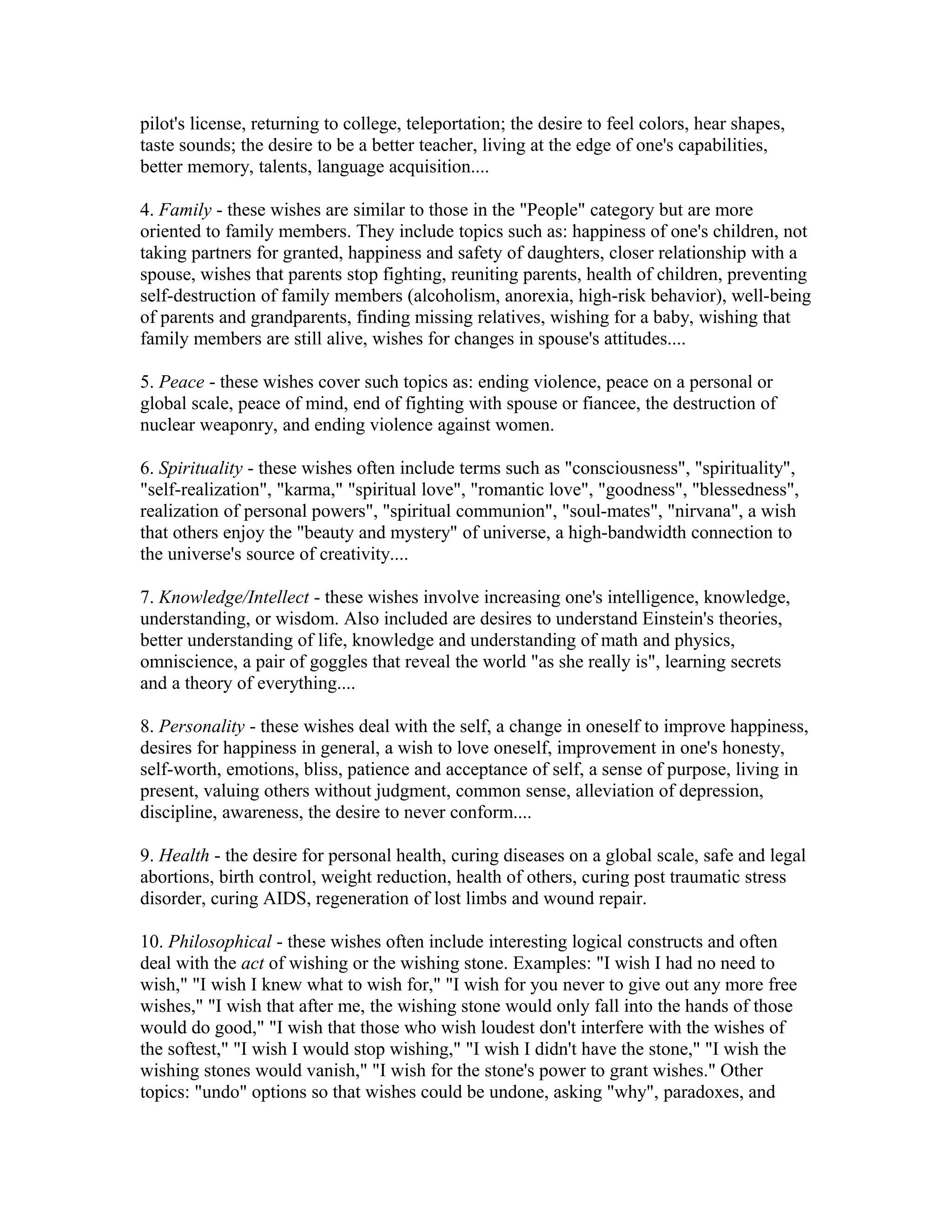 The book of wishes | DOC