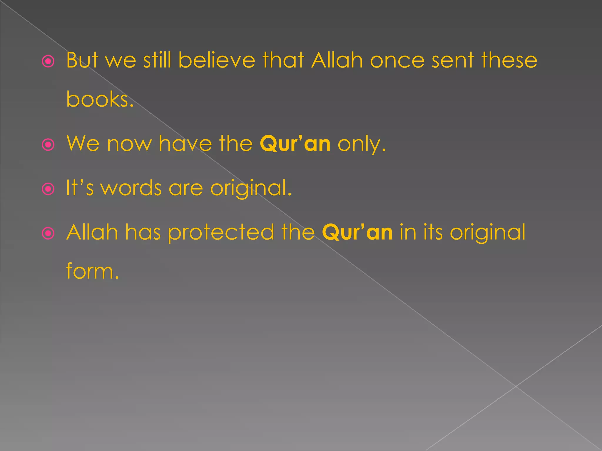 The books of allah | PPSX