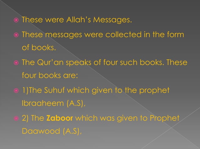 The books of allah | PPSX