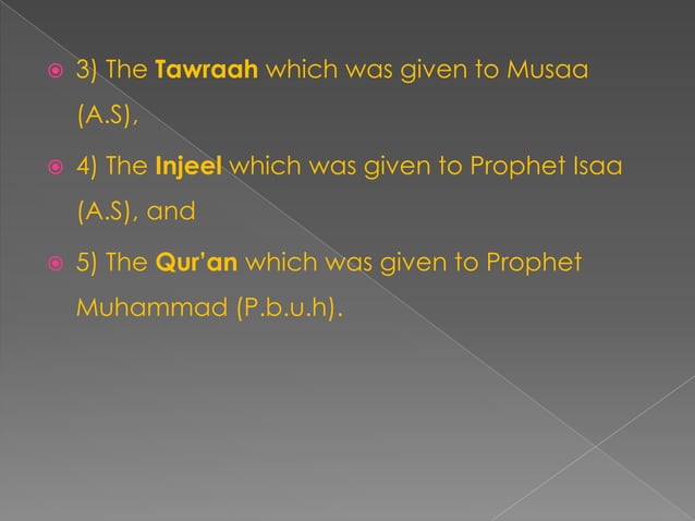 The books of allah | PPSX