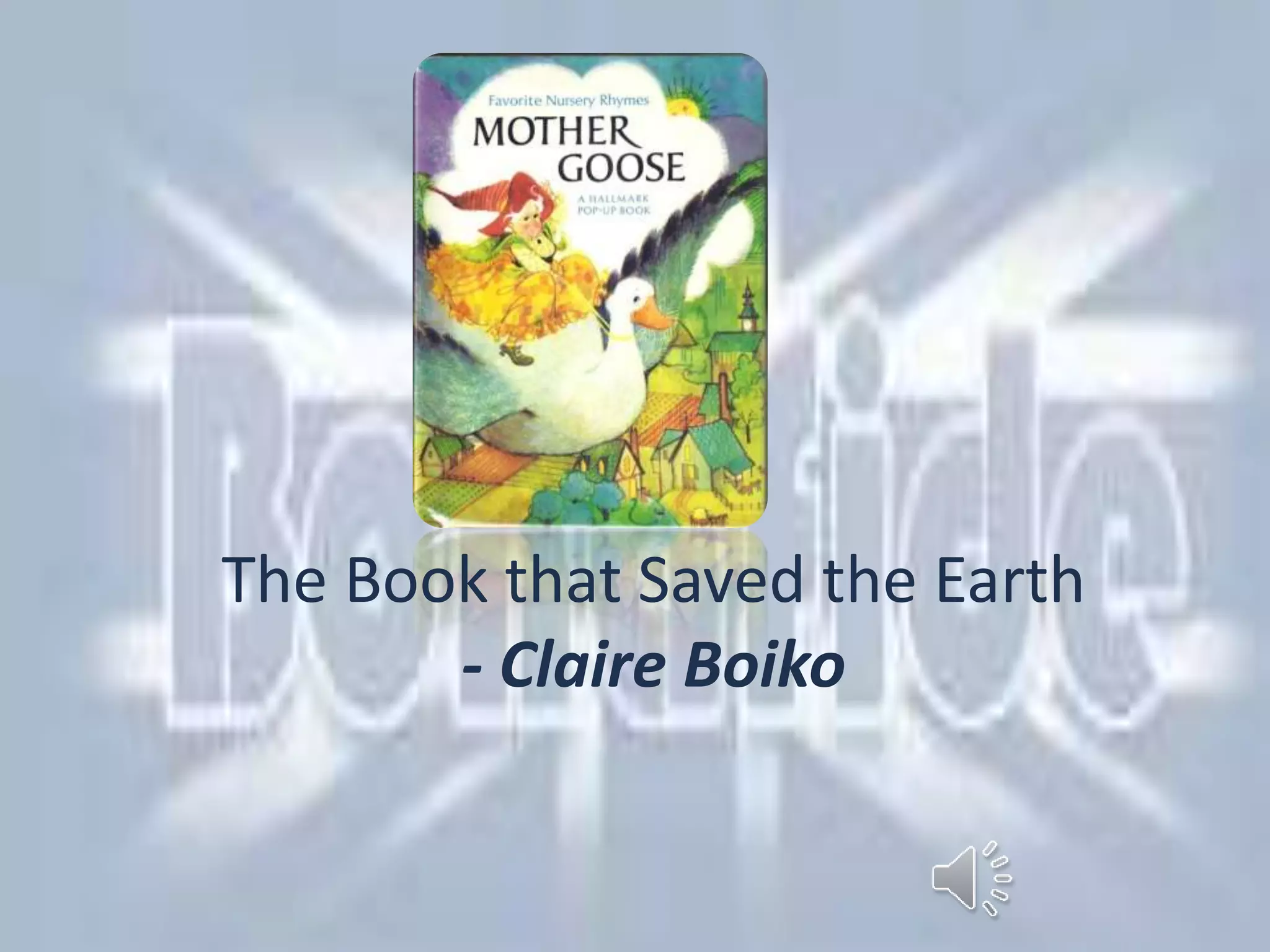 The book that saved the earth explanation | PPTX