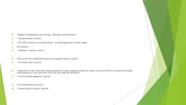 The book thief review | PPT