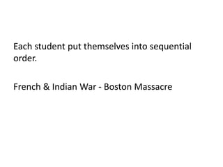 The boston massacre | PPTX