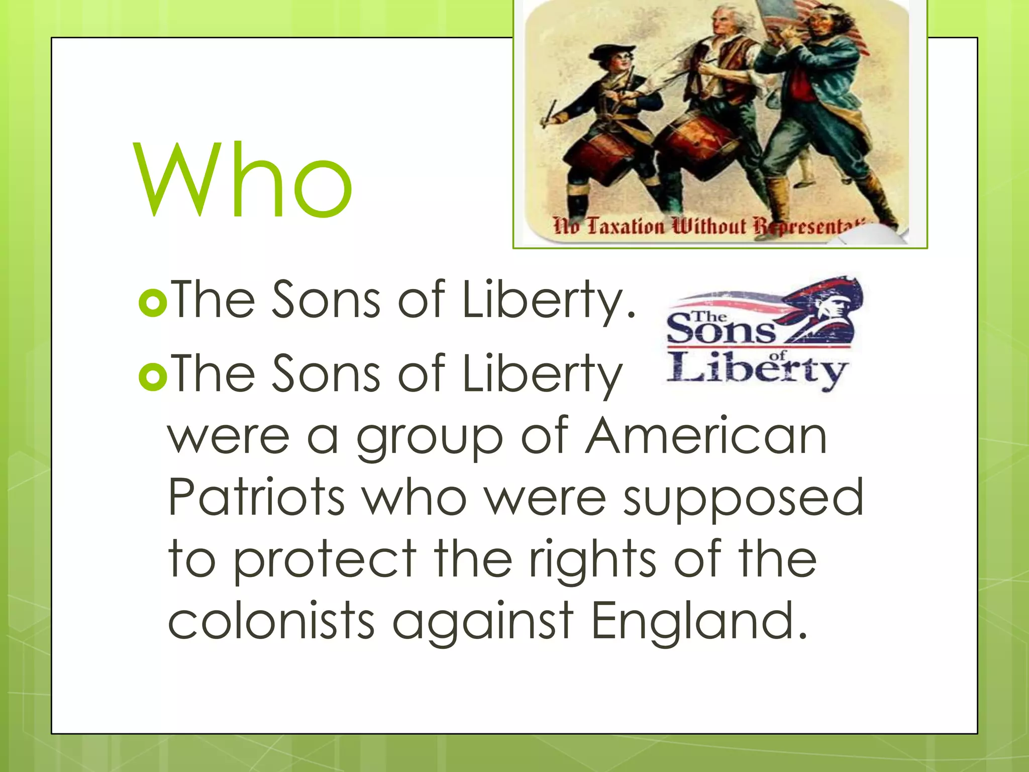 The boston tea party | PPTX