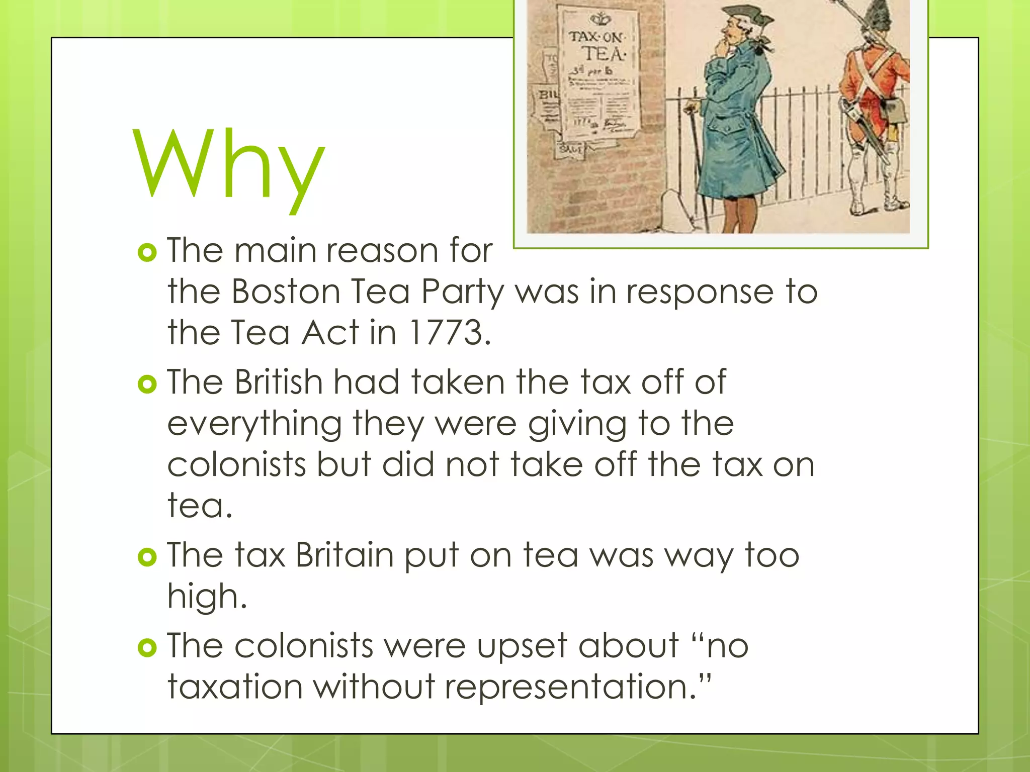 The boston tea party | PPTX