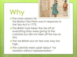 The boston tea party | PPTX