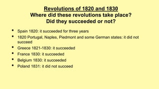 The bourgeois revolutions | PPTX