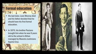 The boyhood years of jose rizal | PDF
