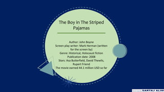 The Boy in the Striped Pyjamas.pptx