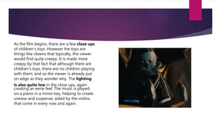 'The Boy’ Opening Scene Analysis | PPTX