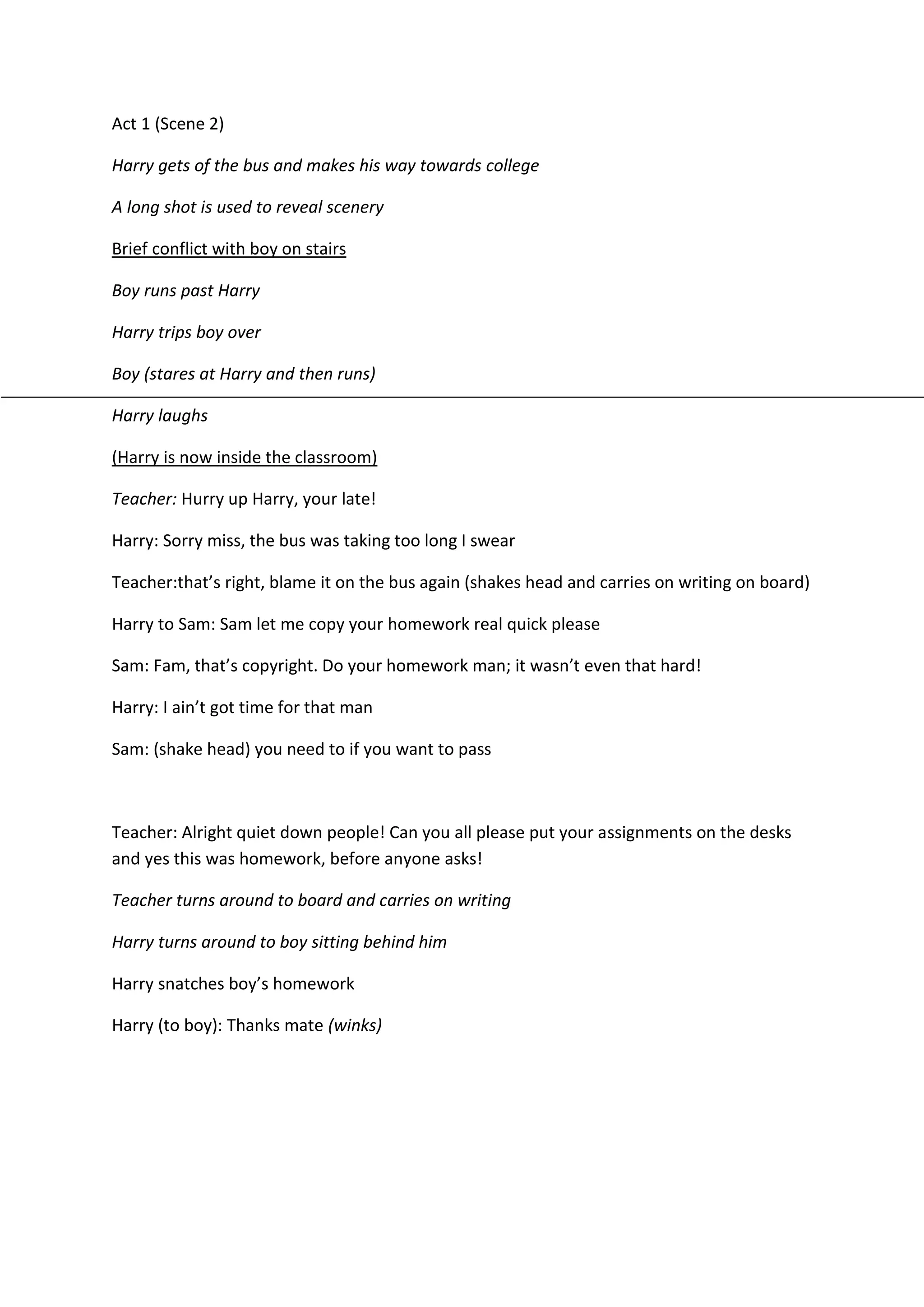 The boy who cried wolf.docx script finished | PDF