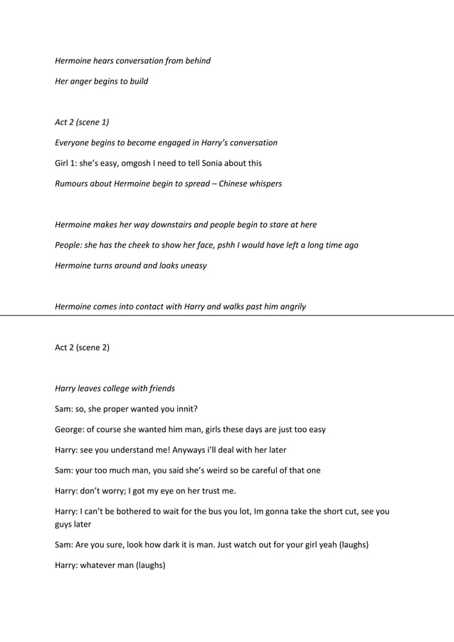 The boy who cried wolf.docx script finished | PDF