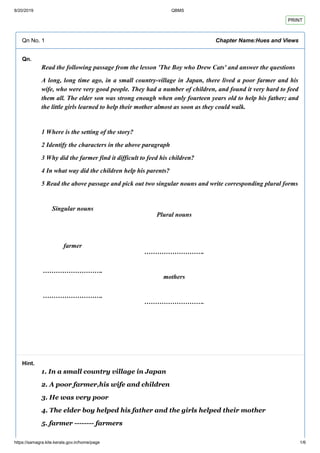 The boy who drew cats | PDF