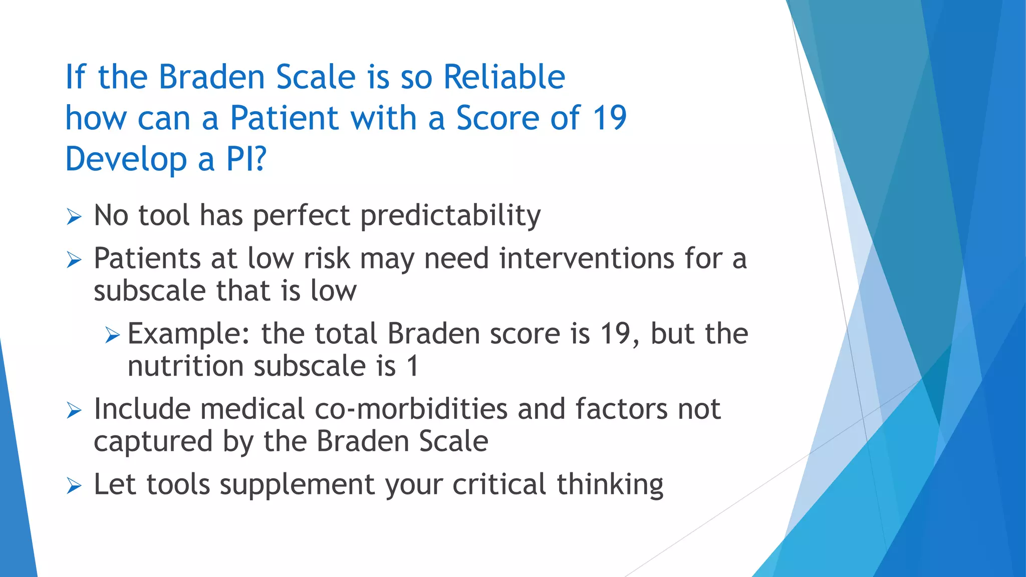 The Braden Scale and Critical Thinking | PPTX