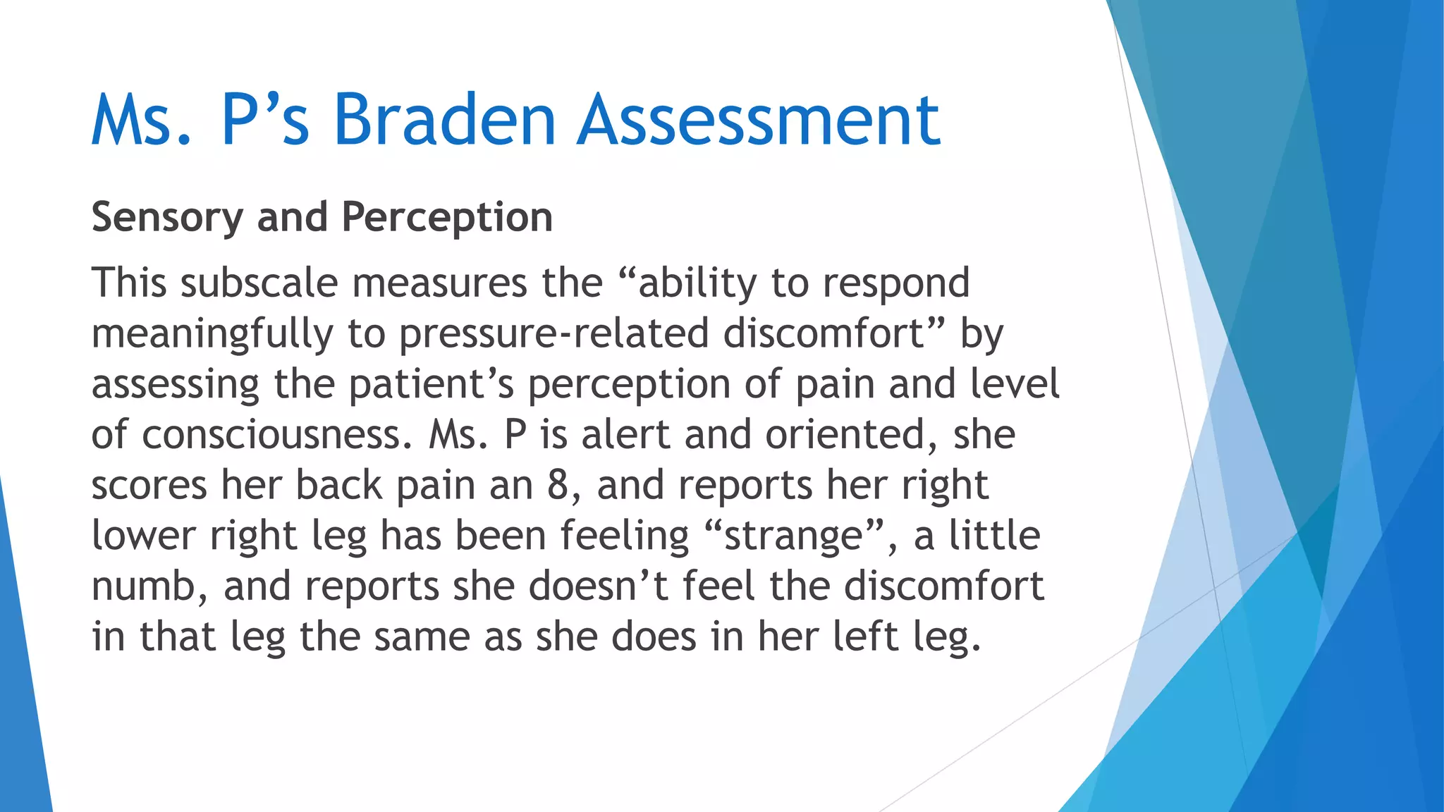 The Braden Scale and Critical Thinking | PPTX