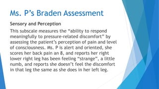 The Braden Scale and Critical Thinking | PPTX